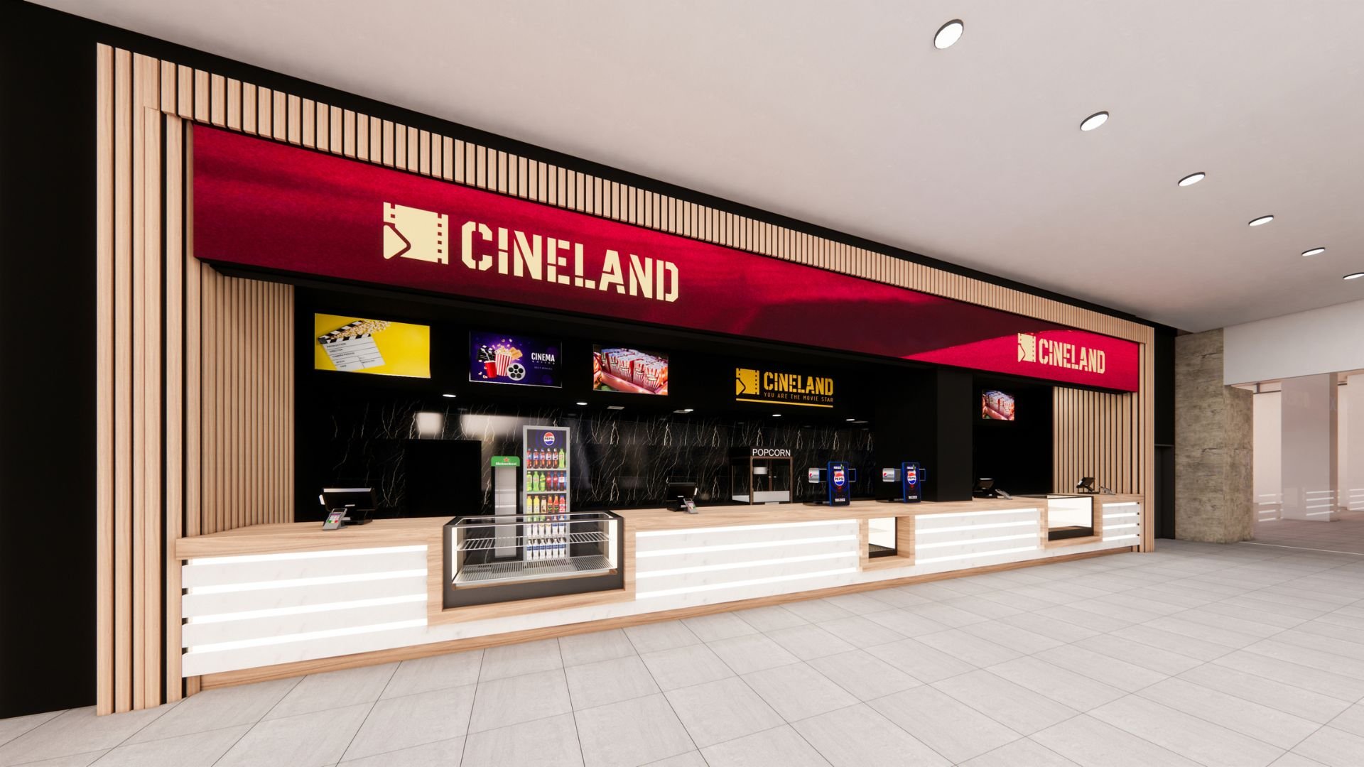 КИНОВЕРИГА CINELAND ® обновяват кинокомплекса в Мол Марково Тепе ...